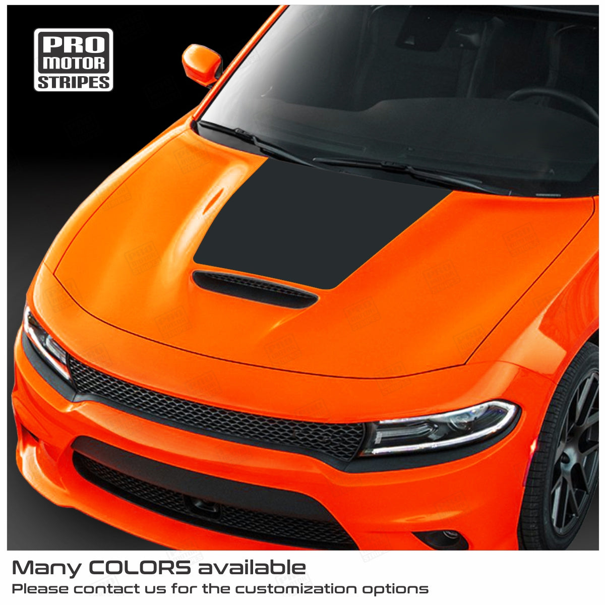 Dodge Charger 2015-2023 Hood Cowl Scoop Decal 392 SRT RT SCAT PACK ...