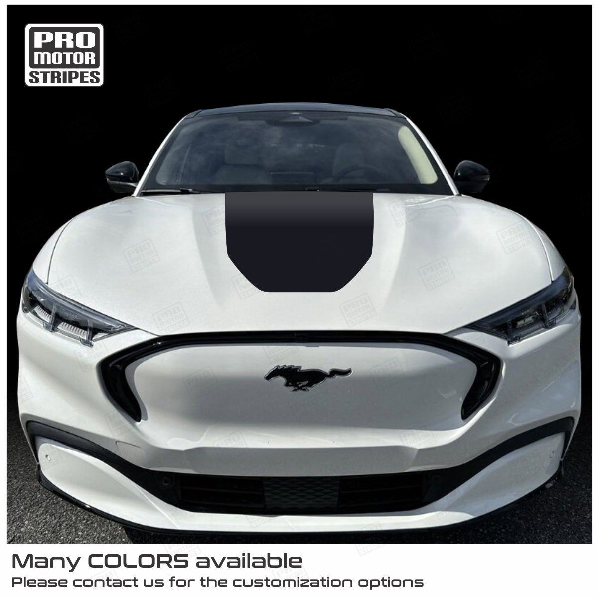 Ford Mustang MACH-E 2021-2024 Hood Accent MACH1 Style Stripe Decal ...