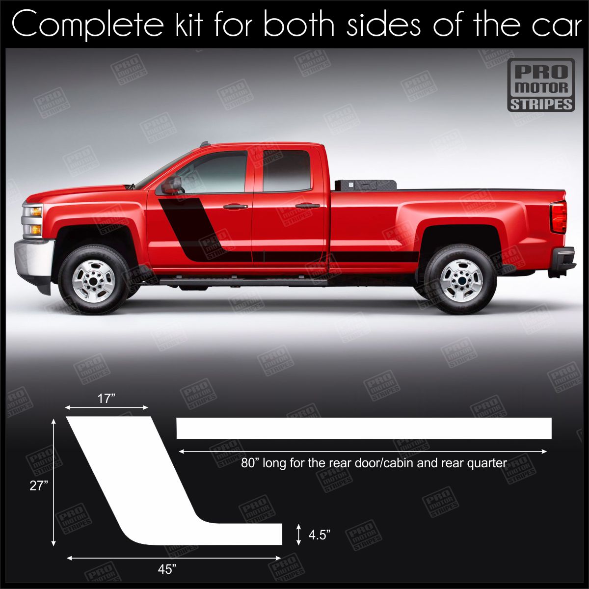 Universal Hockey Accent Side Stripes For Truck or SUV 126157418891 ...
