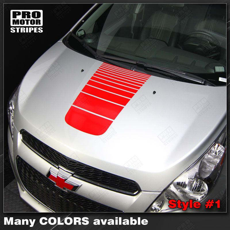 Chevrolet Spark 2013-2015 Hood Center Accent Stripe Decal 152588455748 ...