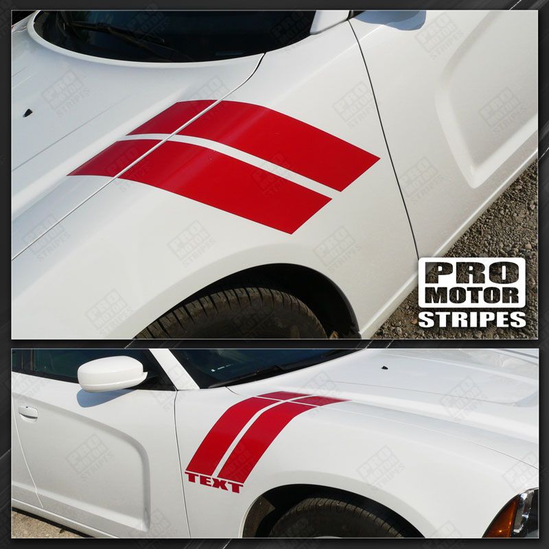 Dodge Charger 2011-2023 Fender Hash Side Accent Stripes 122605094229 ...