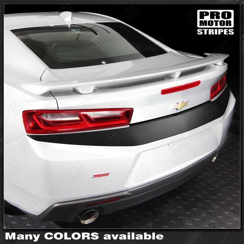 Chevrolet Camaro 2016-2018 Rear Bumper Top Accent Blackout Decal 13240 ...