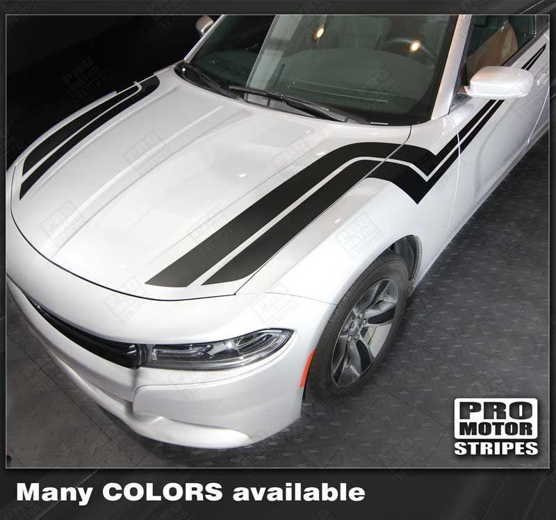 Dodge Charger 2011-2023 Fender To Side Thunderbolt Hash Stripes 122725 ...