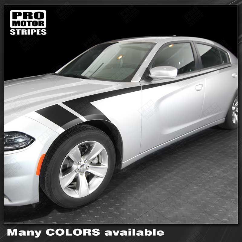 Dodge Charger 2011-2023 Side Accent Fender Hash Stripes 132341836166 ...