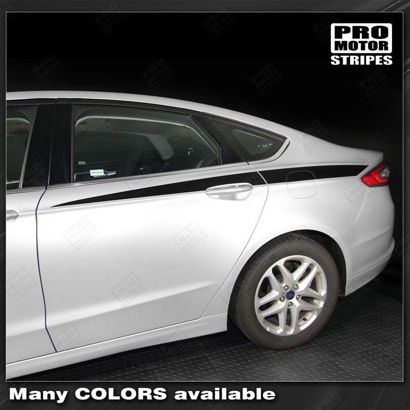 FORD FUSION 2013-2021 Rear Quarter Side Accent Stripes 122551591193 ...