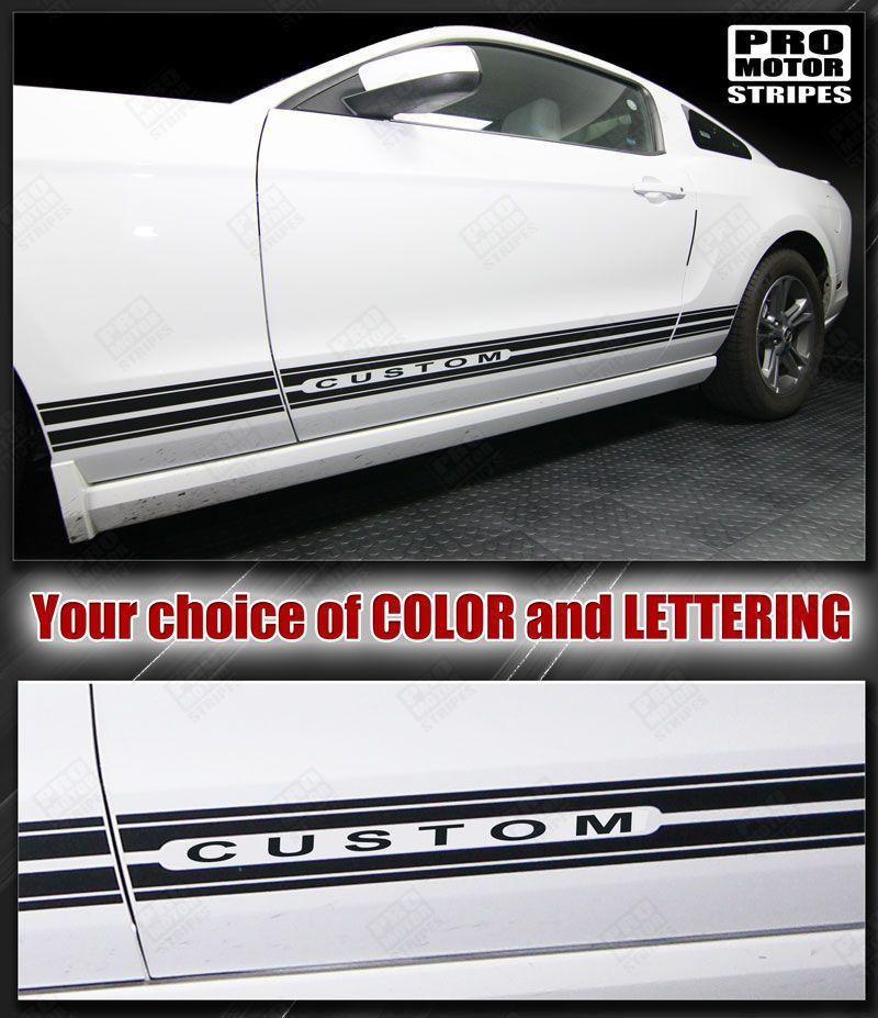 Ford Mustang 1994-2023 Rocker Panel Stripes 122610153577 | Pro Motor ...