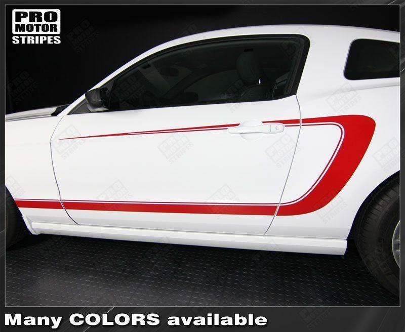 Ford Mustang 2005-2014 Side Accent C-Stripes 132229428692 | Pro Motor ...
