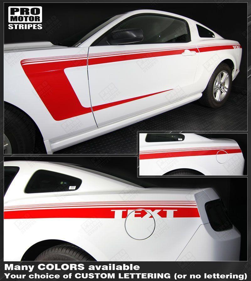 Ford Mustang 2005-2014 Side Accent Strobe C-Stripes 122608119492 | Pro ...