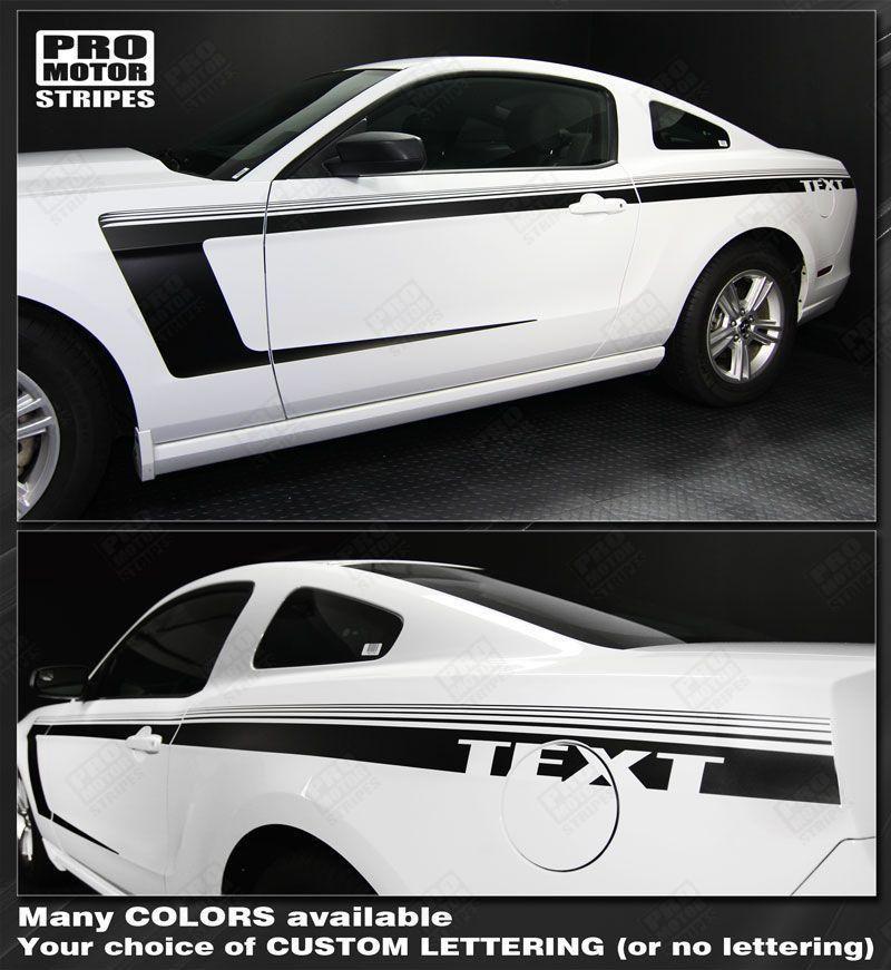 Ford Mustang 2005-2014 Side Accent Strobe C-Stripes 122608119492 | Pro ...