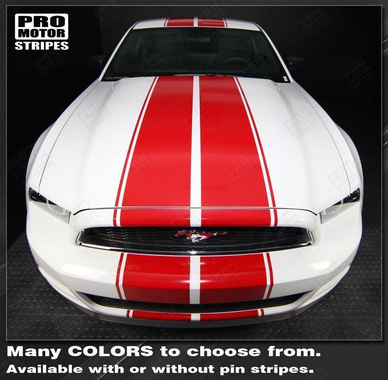 Ford Mustang 2005-2009 & 2013-2017 Pre-cut Over-The-Top Double Rally S ...