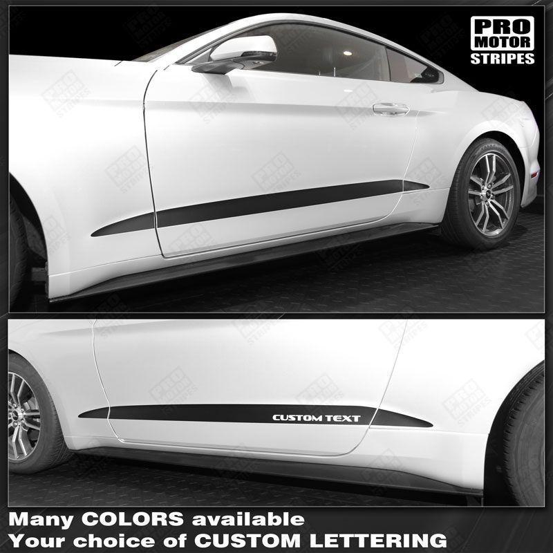 Ford Mustang 2015-2023 Lower Door Side Rocker Panel Stripes 1527397579 ...