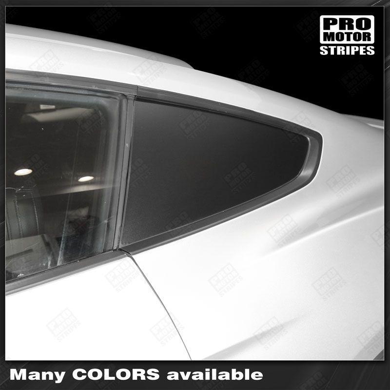 Ford Mustang 2015-2023 & 2005-2009 Side Rear Window Blackout Accent De ...