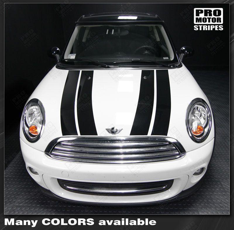 Mini Cooper 2008-2014 Clubman Hood Accent Double Stripes 122551591264 ...