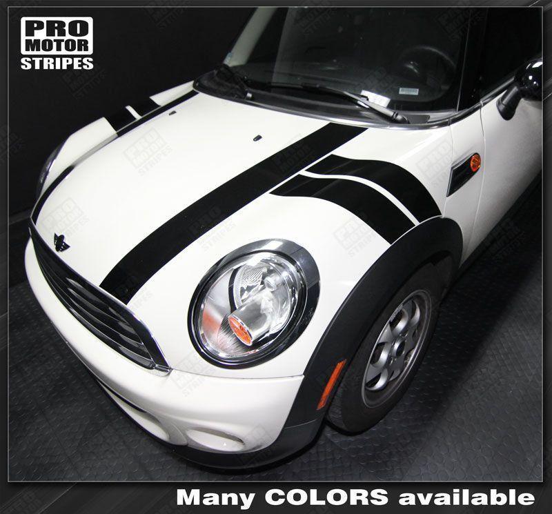 Mini Cooper 2008-2014 Clubman Hood & Fender Double Stripes 13222943046 ...