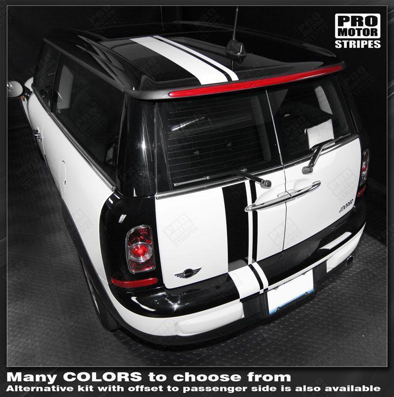 Mini Cooper 2008-2014 Clubman Sport Offset Top Stripes 122551586581 ...