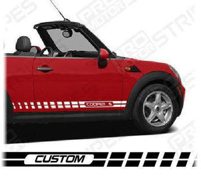 Mini Cooper Vinyl Stripes Decals Auto Graphics | Pro Motor Stripes
